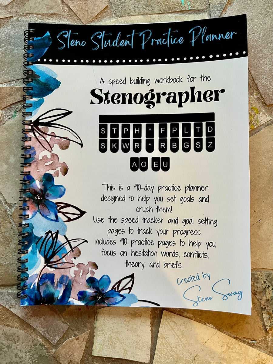 Steno Student Practice Planner – Steno Swag