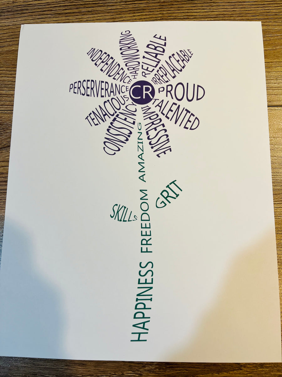Court Reporter Flower Image – Steno Swag